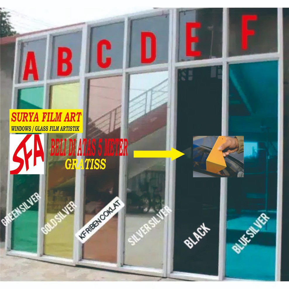 Jual STIKER KACA CERMIN / STIKER KACA MIRROR / ONEWAY / KACA FILM/KACA ...