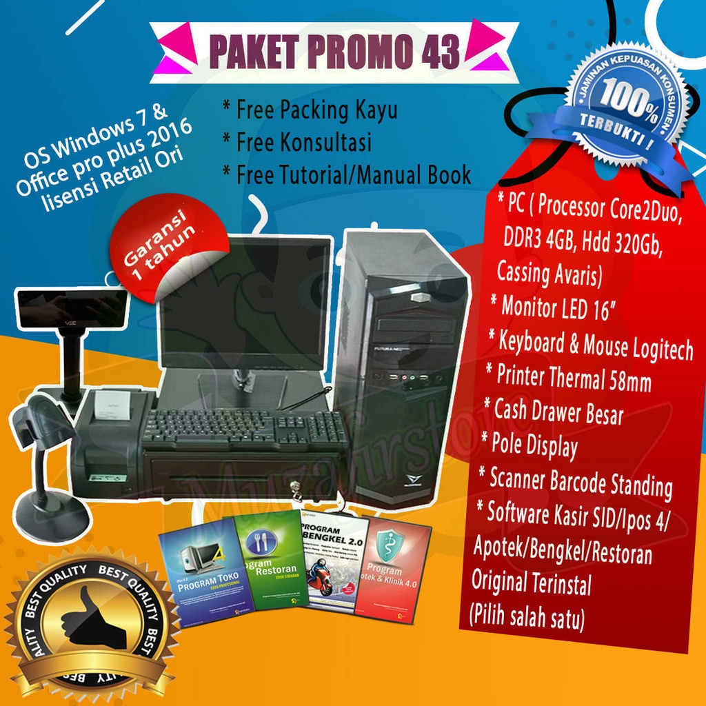 Jual Alat Kasir Lengkap dengan Pole Display | Shopee Indonesia