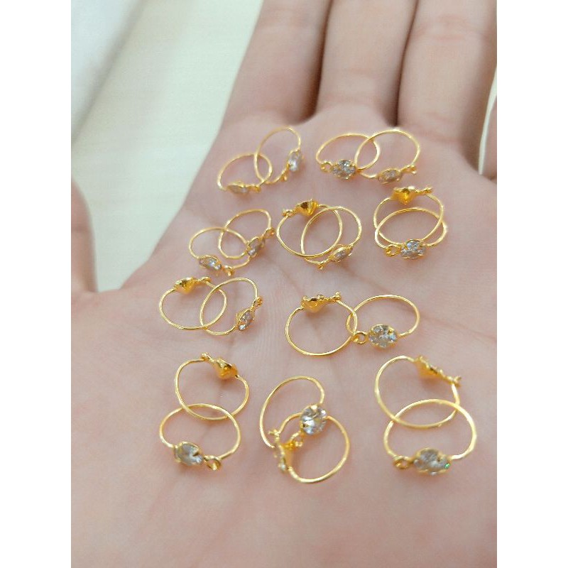 Jual ANTING KENIP ANAK DAN BAYI PERAK 925 LAPIS MAS KUNING 24K | Shopee ...