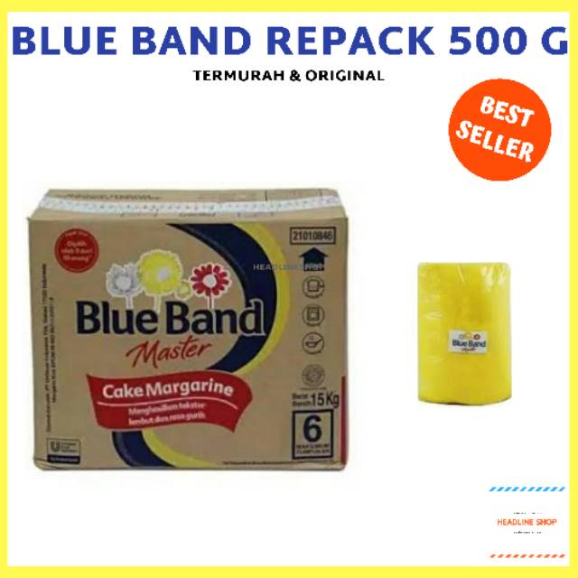 Jual Blue Band 500 g BLUE BAND Cake Margarine Mentega Blue Band 500 gr ...