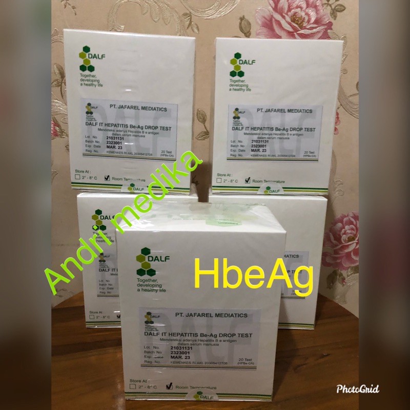 Jual Tes HBeAg DALF Drop Tes Isi 20 Test Card | Shopee Indonesia