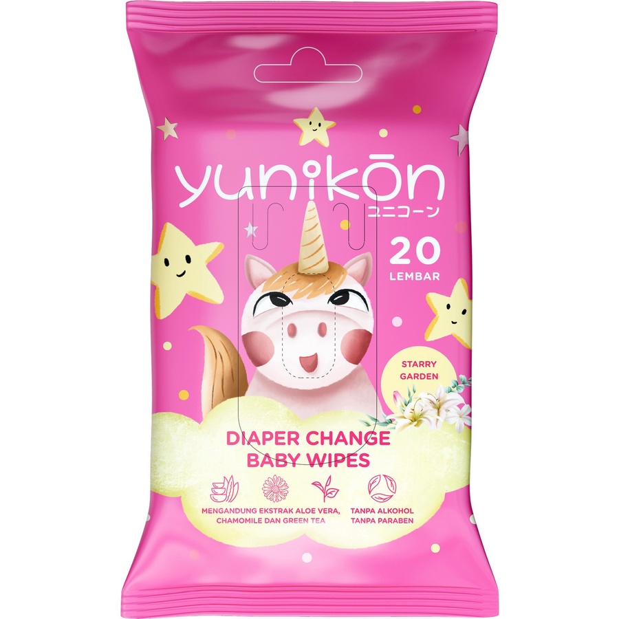 Jual Yunikon Diaper Change Baby Wipes 20s | Shopee Indonesia