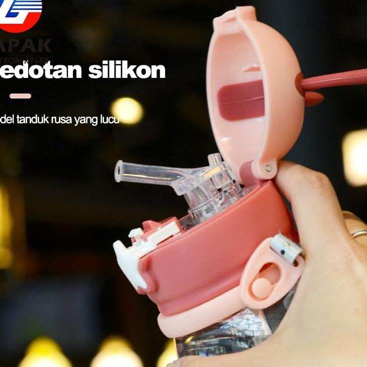 Jual Produk Terbatas!! Botol Minum Anak Tanduk Rusa Botol BPA Free Jerami Anak BZ242 | Shopee ...