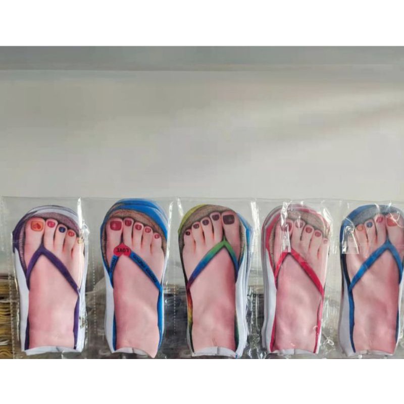 Jual KAOS KAKI 3D MODEL GAMBAR SANDAL ANTI BURIK | Shopee Indonesia