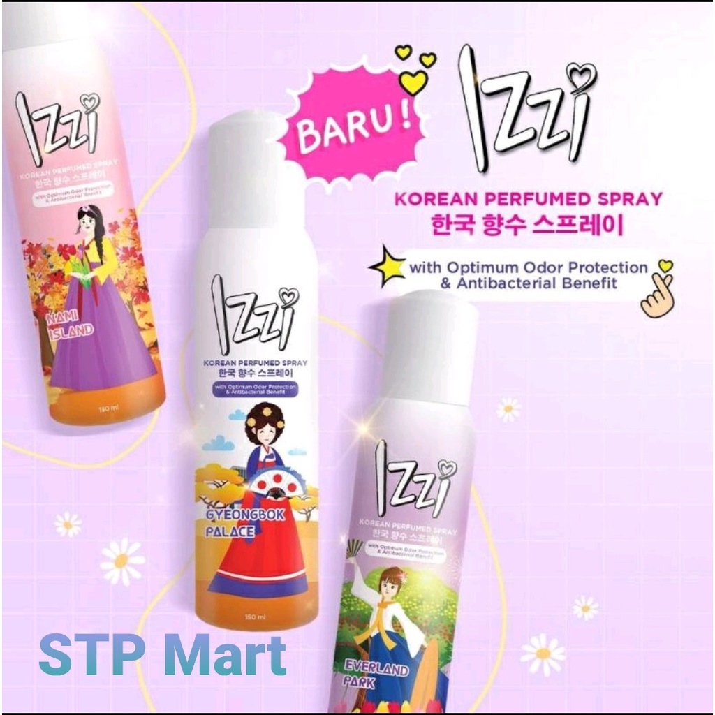 Jual IZZI KOREA PERFUMED SPRAY 150 ML DAN IZZI KOREA BODY MIST 100ML ...
