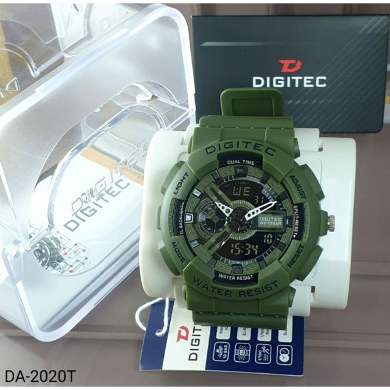 Jual DIGITEC 2020 Jam Tangan Pria Original Analog & Digital Rubber ...