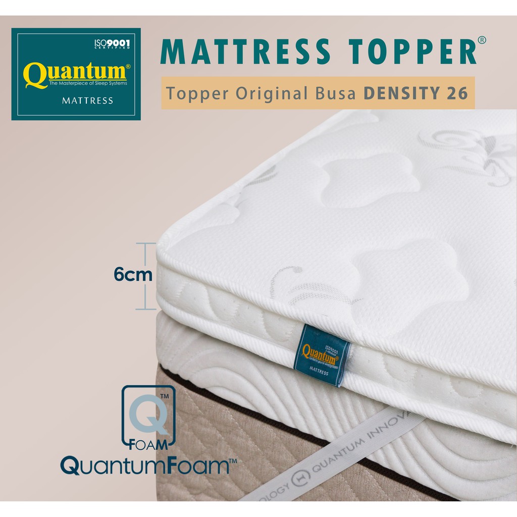 Jual Quantum Mattress Topper 6cm 160x200 - Kasur Springbed Spring Bed ...