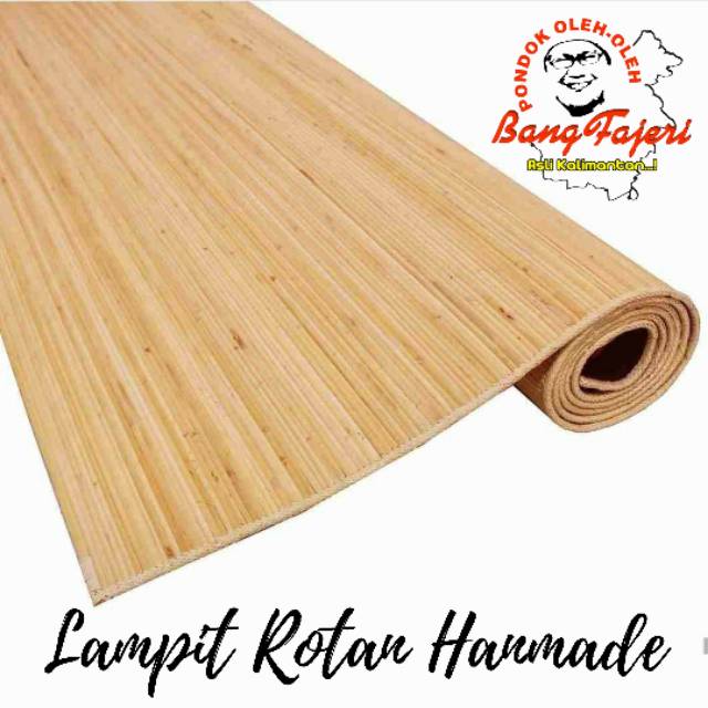 Jual Lampit Rotan 261x261 cm Tikar Karpet Handmade Kalimantan | Shopee ...