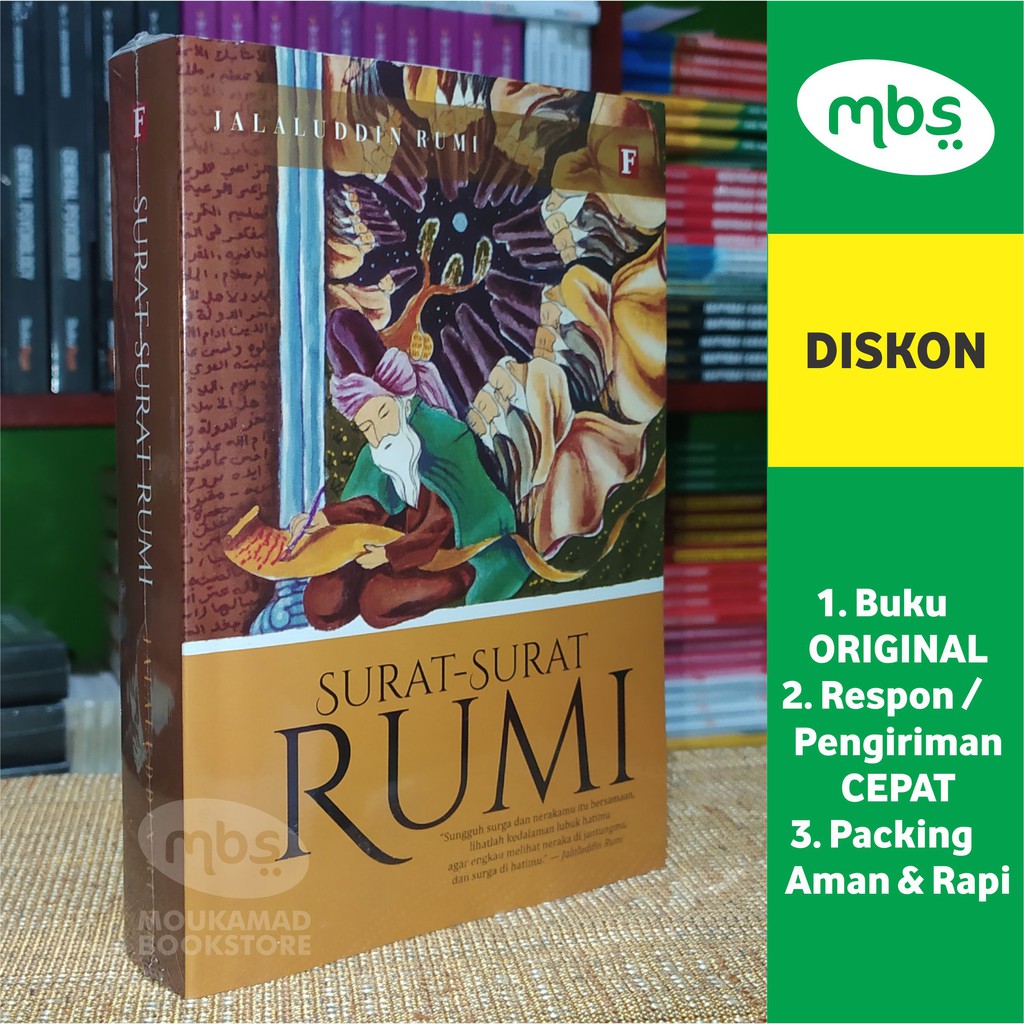 Jual BUKU SURAT-SURAT RUMI - Jalaluddin Rumi | Shopee Indonesia