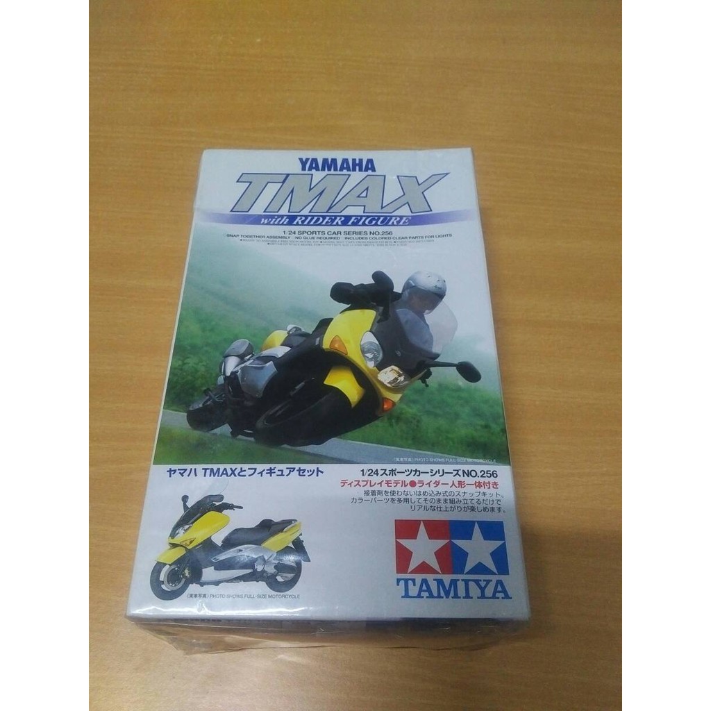 Jual Tamiya Scale Kits 1/24 Yamaha TMAX w/rider figure | Shopee Indonesia