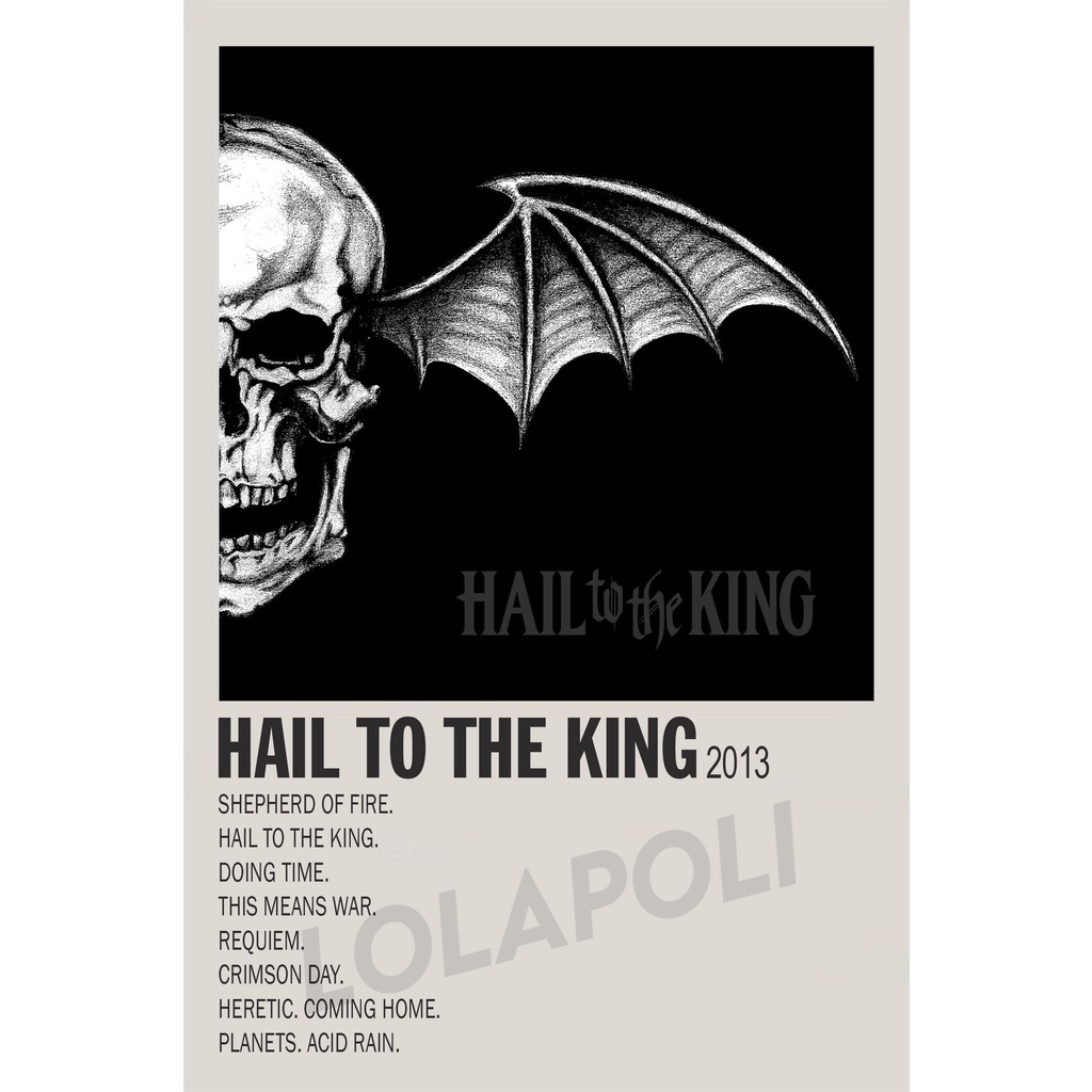 Jual Poster Cover Album Hail to the King - Avenged Sevenfold | Shopee ...