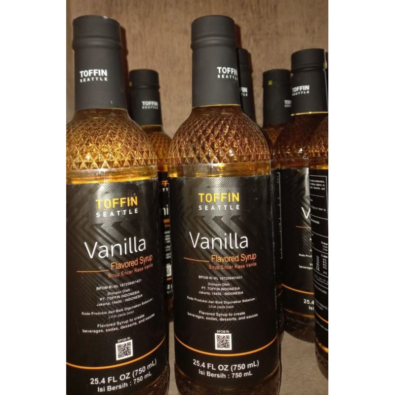 Jual Toffin syrup vanilla 750ml | Shopee Indonesia