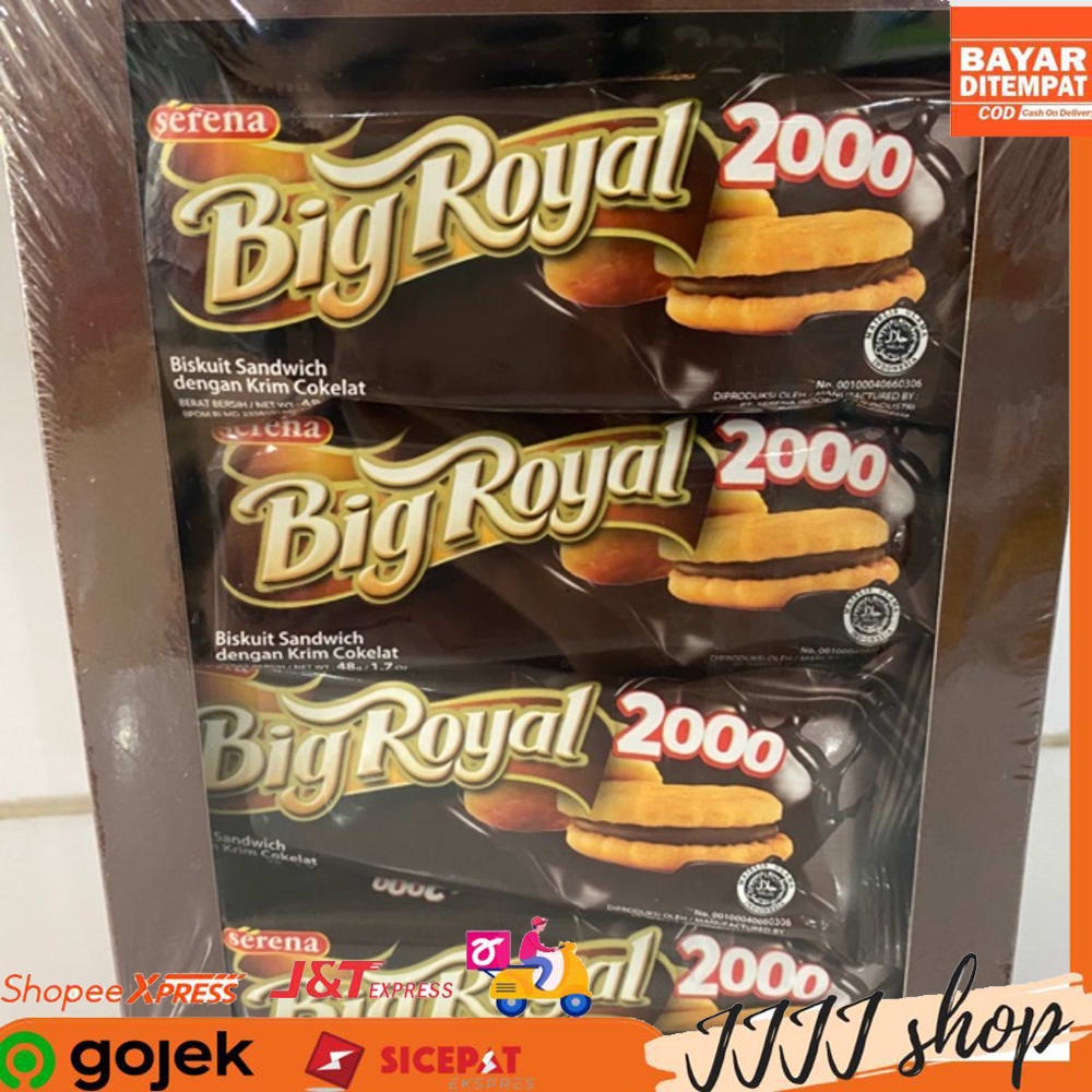 Jual Serena Big Royal Biskuit Cookies Cemilan Snack isi 12pcs Berat ...