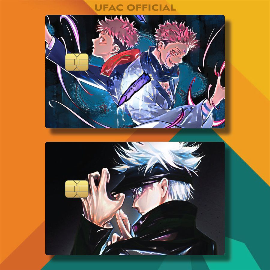Jual STICKER ATM CARD ANIME JUJUTSU KAISEN HOLOGRAM OWN93/ZZK3M/ STIKER ...