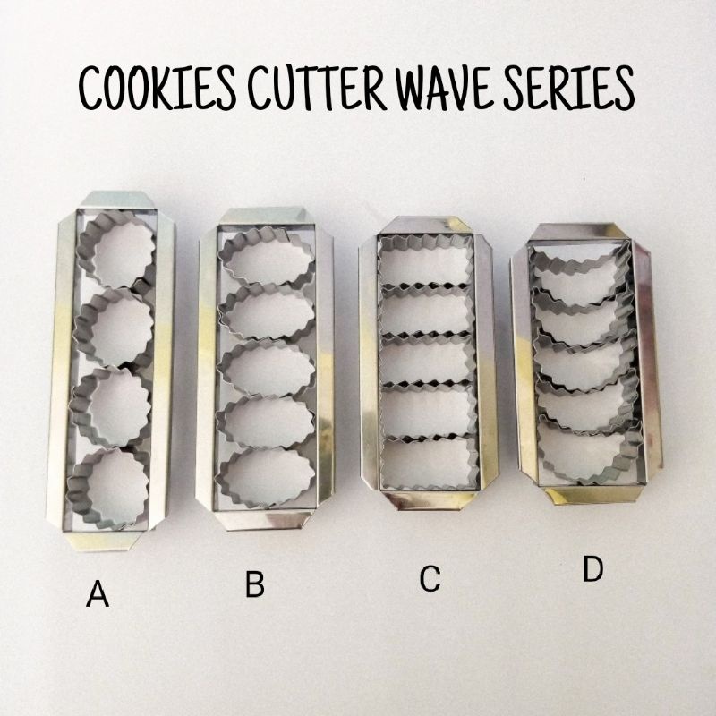Jual CETAKAN COOKIES CUTTER WAVE SERIES | Shopee Indonesia