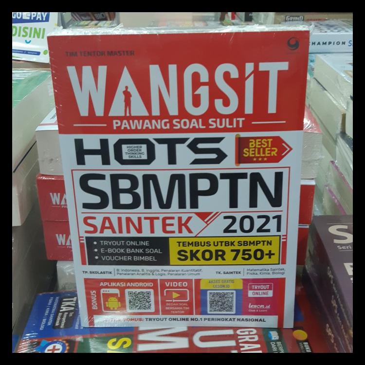 Jual Ori Buku Wangsit Pawang Soal Sulit Hots Utbk Sbmptn Saintek 2021