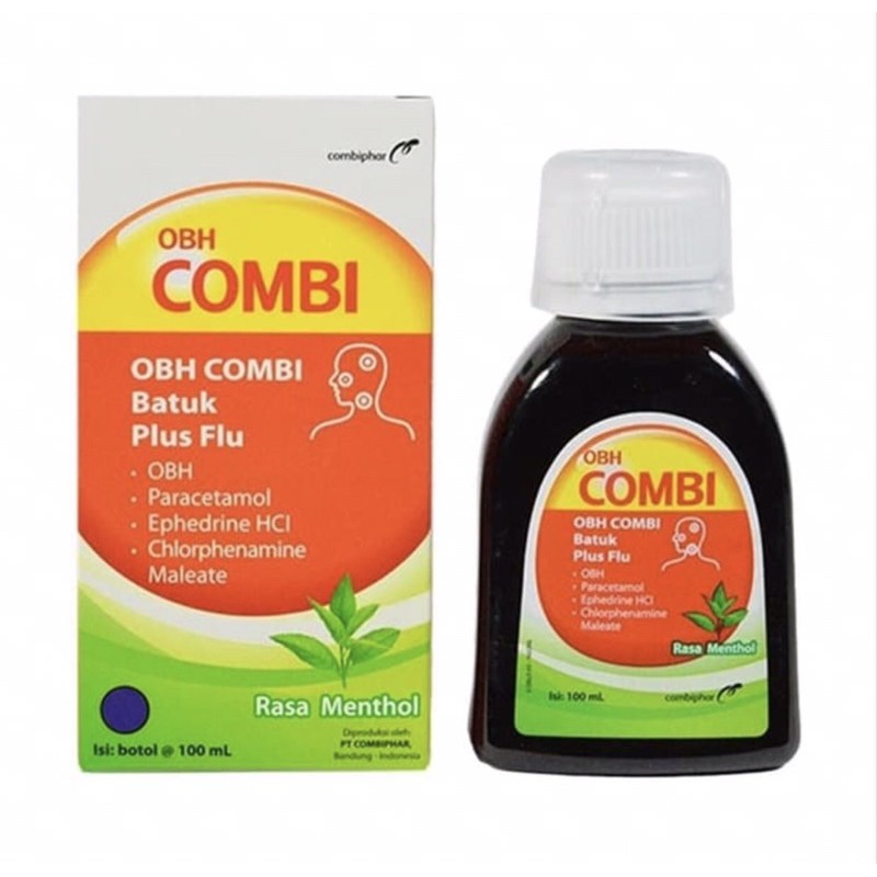 Jual OBH combi batuk plus flu rasa menthol 60 ml | 100 ml | Shopee ...