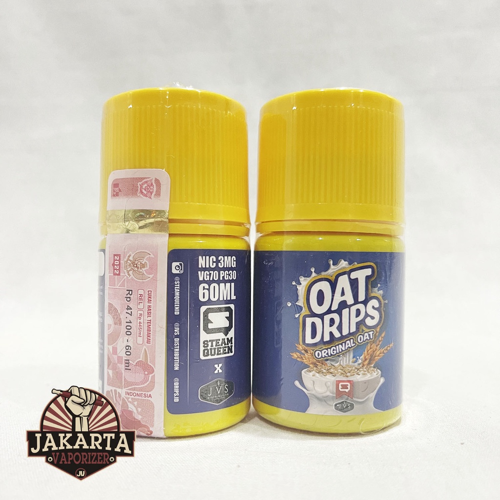 Jual OAT DRIPS V1 OAT CEREAL MILK 60ML 3MG 6MG 9MG BY JVS X STEAMQUEEN ...