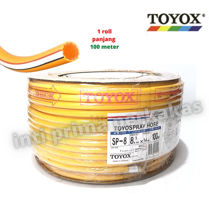 Jual Selang Angin Toyox / Selang Kompresor / ToyoSpray PVC ROLL 5/16 ...
