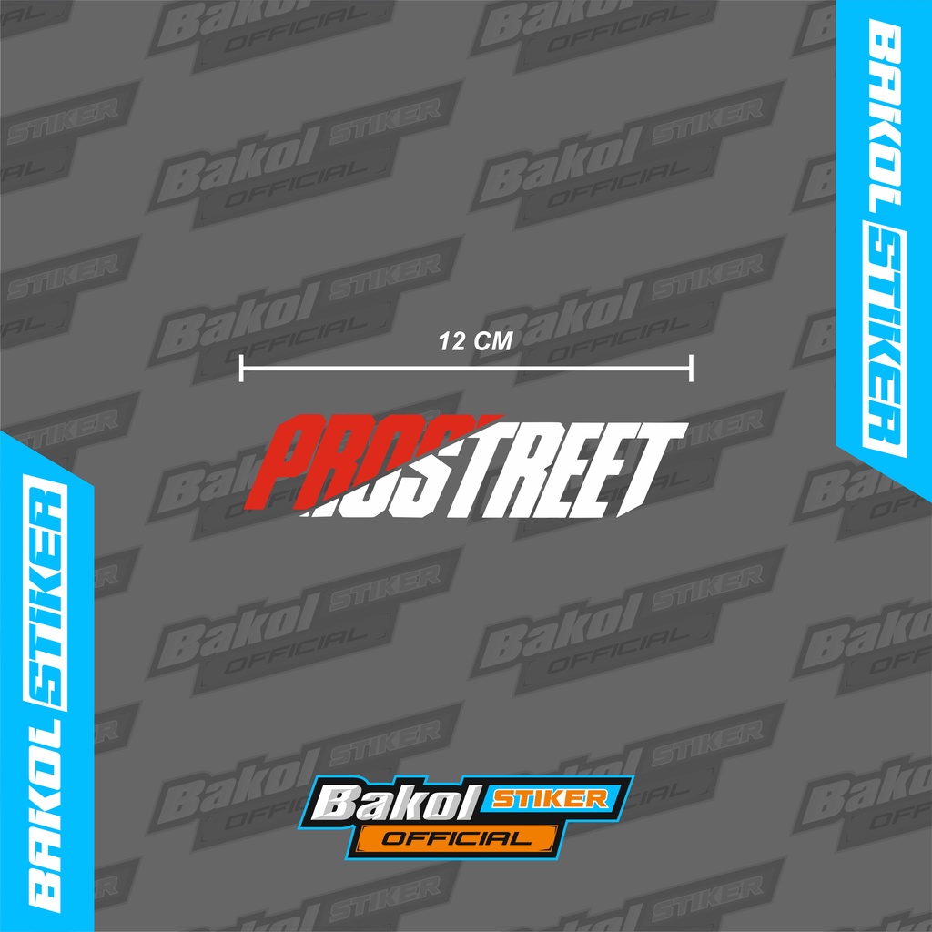 Jual STIKER CUTTING PROSTREET [STIKER SUNMORIAN] | Shopee Indonesia