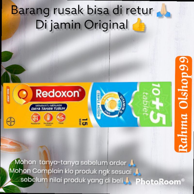 Jual Redoxon triple action 15 tablet | Shopee Indonesia