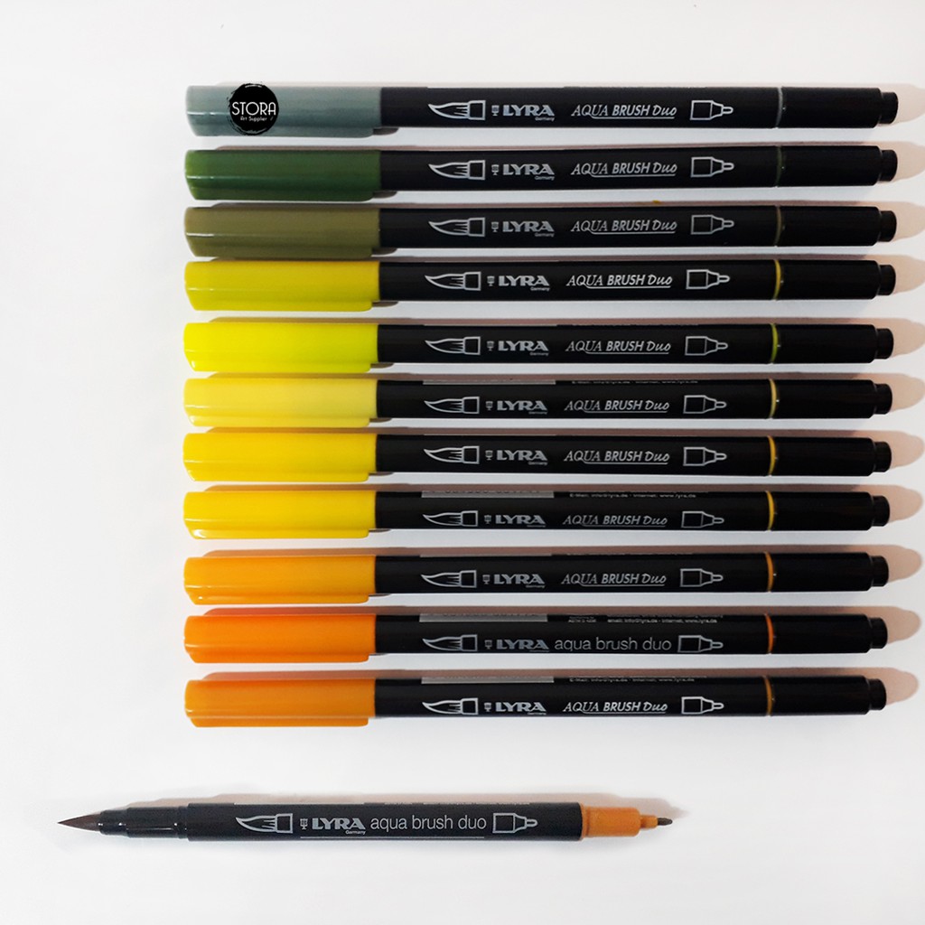 Jual Lyra Aqua Brush Duo Dual Pen Colour Color Satuan Kuas Warna ...