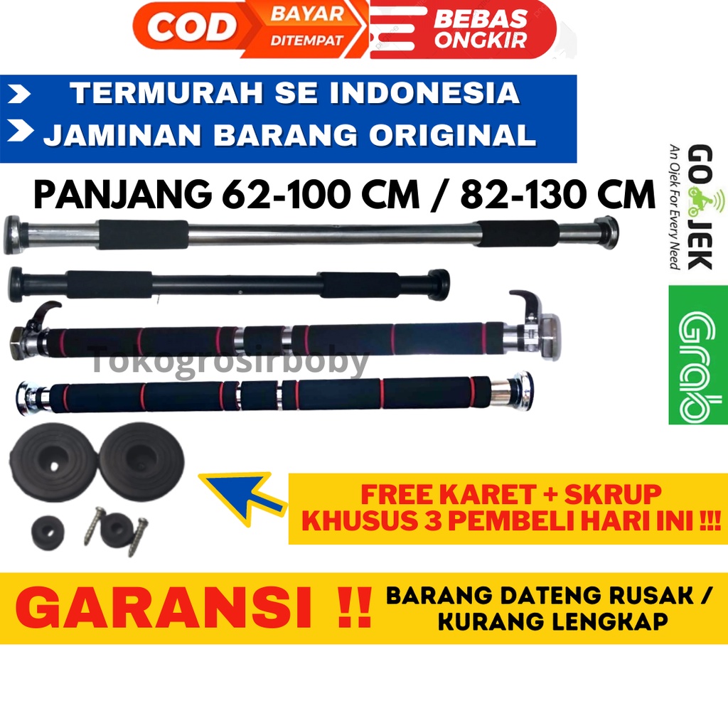 Jual PULL UP BAR DINDING PINTU DOOR CHINNING ALAT UNTUK FITNESS ...