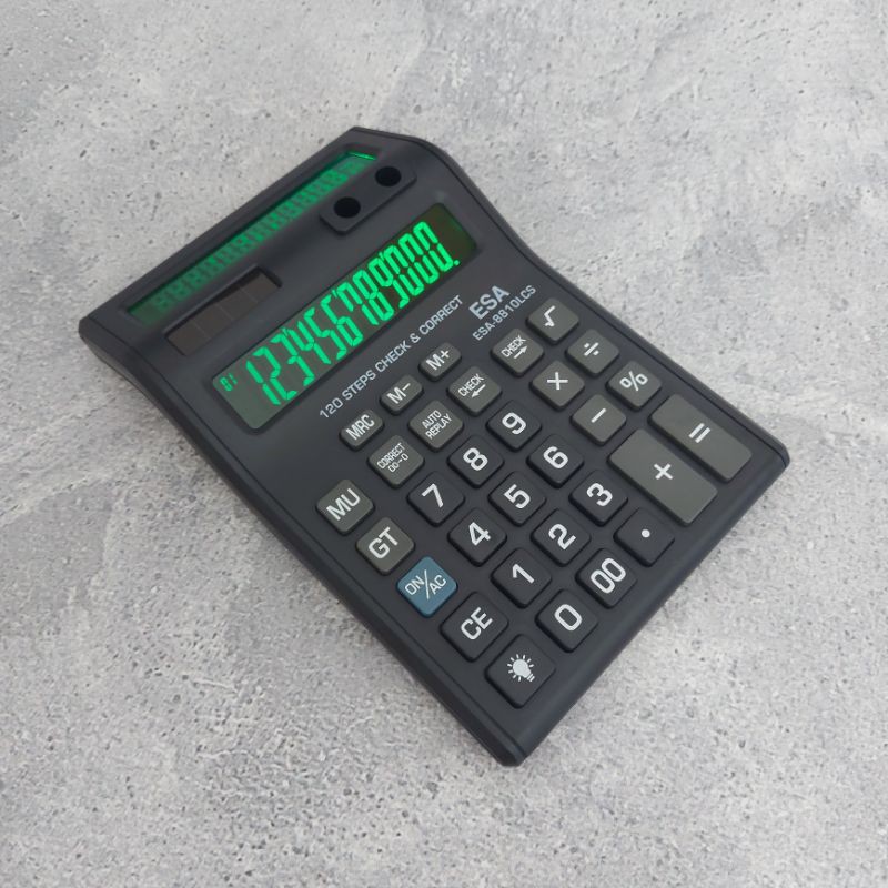 Jual Kalkulator LCD LED 2 Layar Double Screen Calculator Besar Check ...