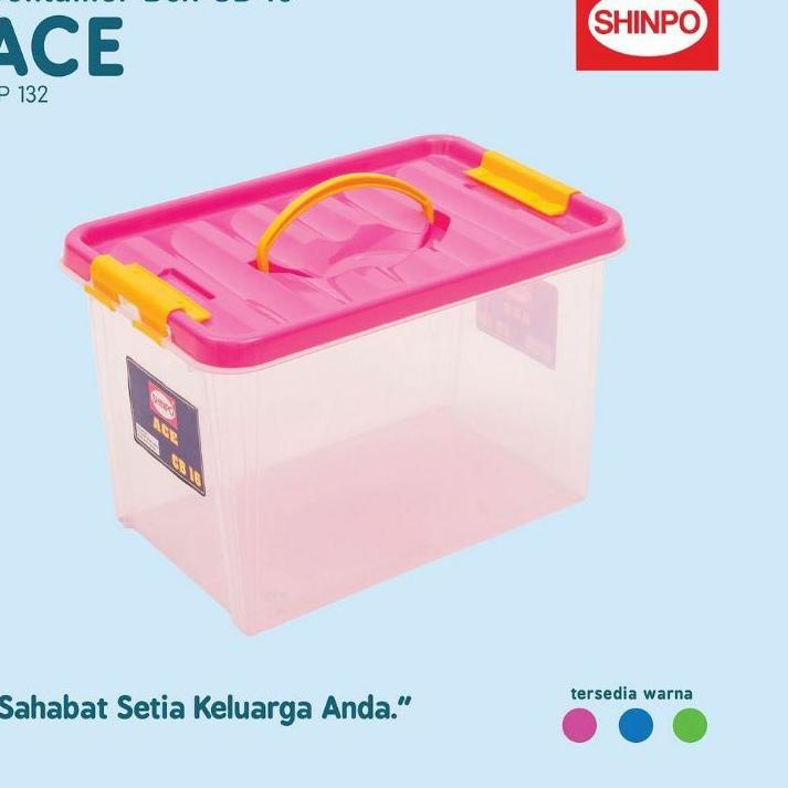 Jual Kekinian - CONTAINER BOX ACE CB 16 LITER SIP 132 SHINPO ~ | Shopee Indonesia