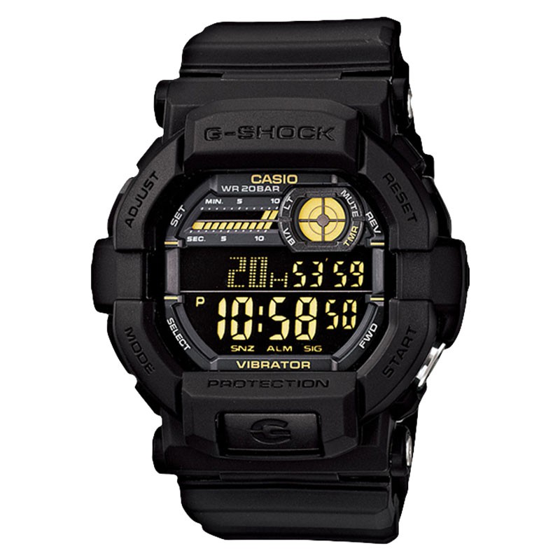 Jual Jam Tangan Pria Casio G-Shock GD-350-1BJF Black Resin Band (JDM) | Shopee Indonesia