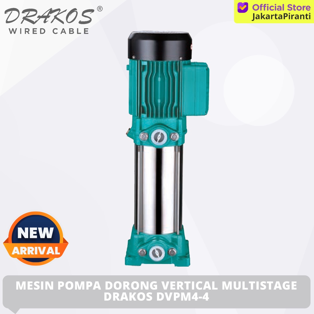 Jual Mesin Pompa Dorong Booster Vertical Multistage Drakos DVPM4-4 DVPM ...