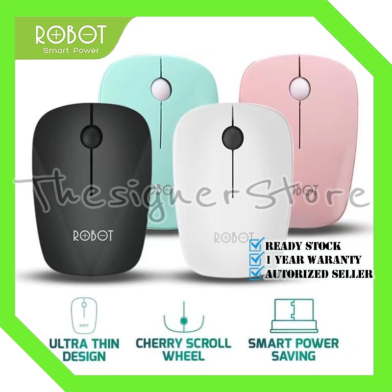 Jual Mouse Robot M220 Fashionable Wireless 2.4G Optical 1600DPI USB ...