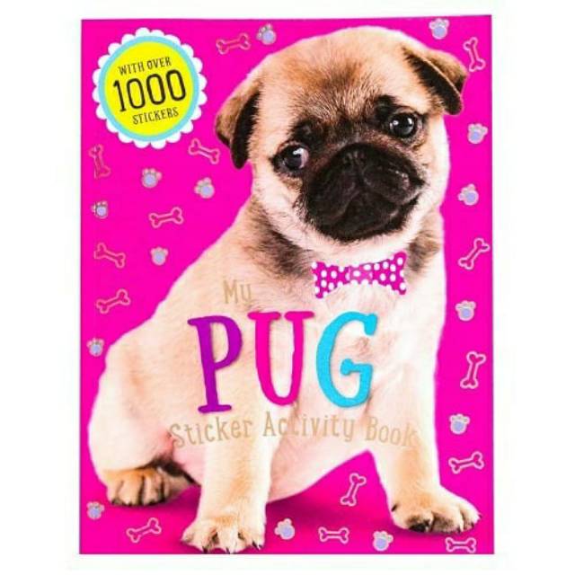 Jual My Pug Sticker Activity Book - With over 1000 Stickers | Shopee ...