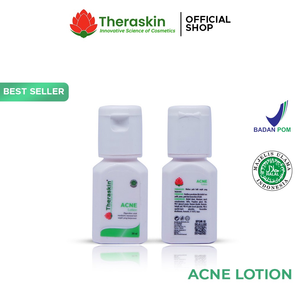 Jual THERASKIN ACNE LOTION | OBAT TOTOL JERAWAT | Shopee Indonesia