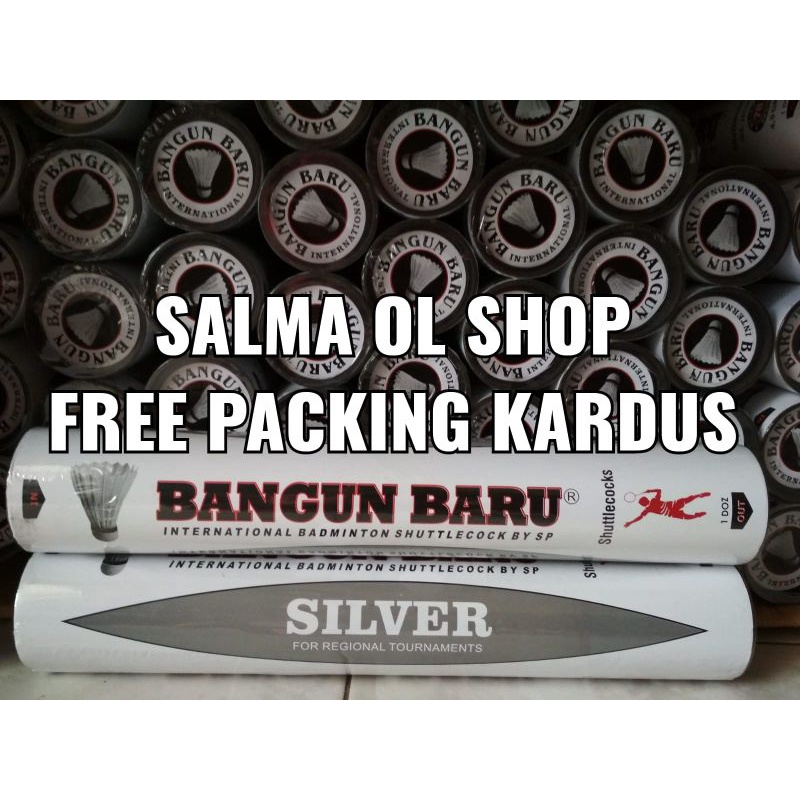 Jual shuttlecock bangun baru silver original kok badminton bagus ...
