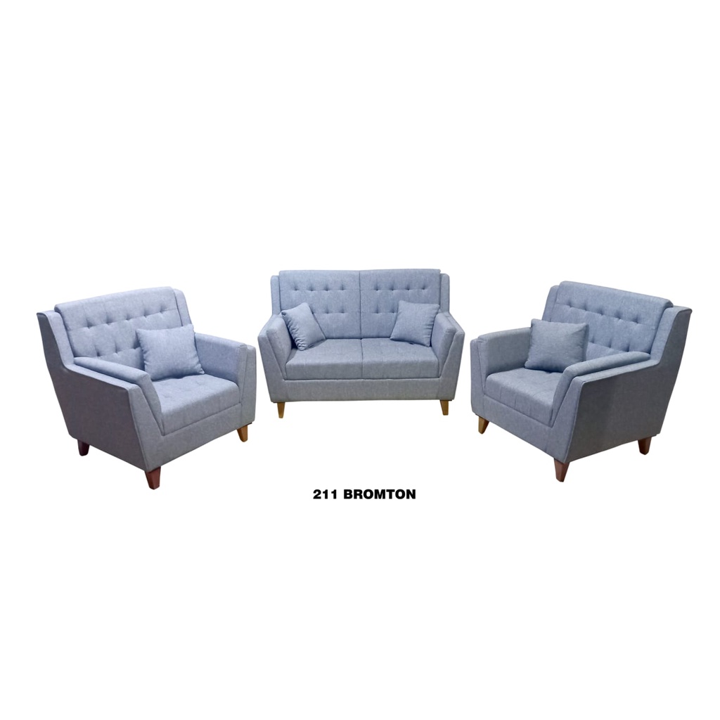 Jual sofa 211 Bromton tanpa meja/sofa tamu minimalis/sofa | Shopee ...