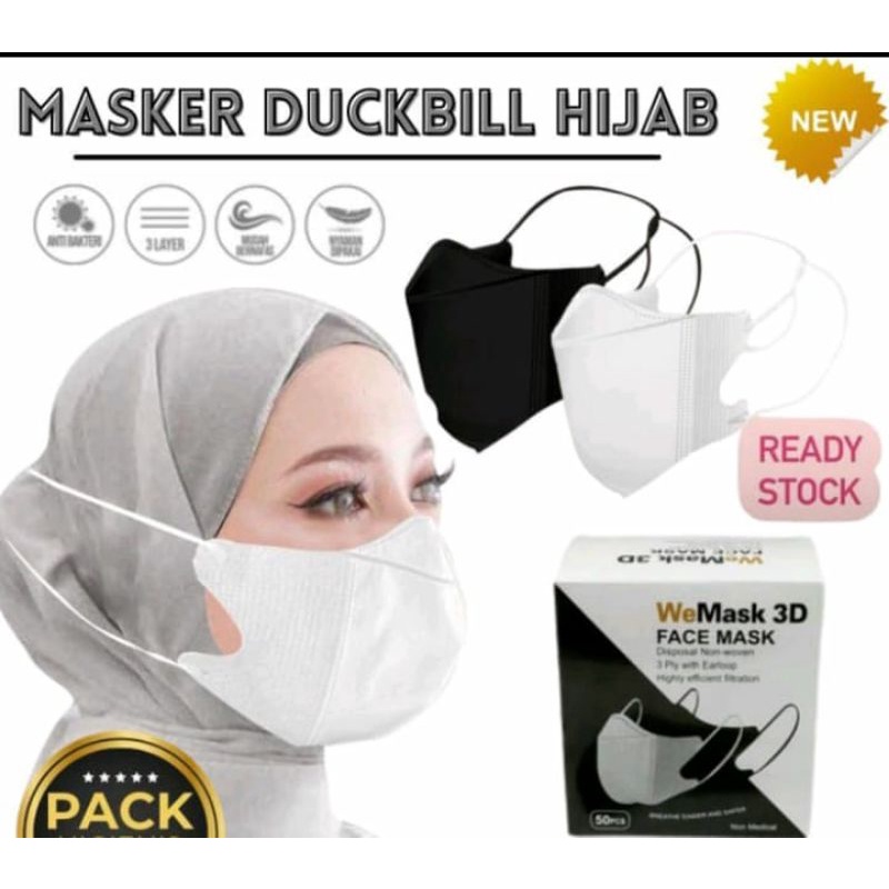 Jual duckbill hijab premium isi 20 pcs | Shopee Indonesia