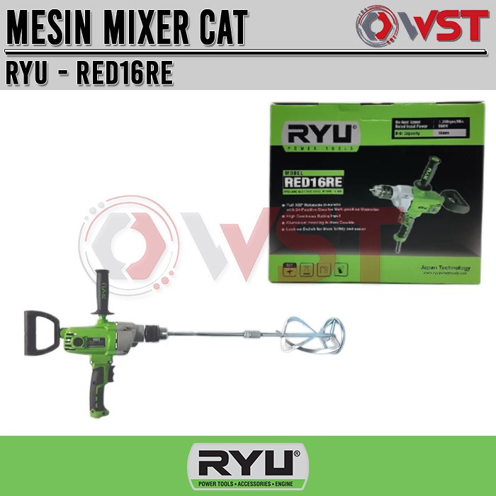 Jual Mesin Mixer Cat RYU RED16RE / Mesin Bor 16mm RED 16RE | Shopee ...