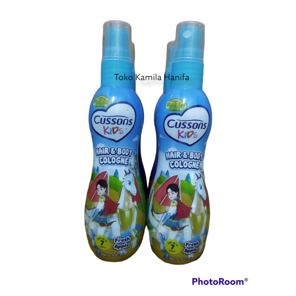 Jual (100ml) Cussons Kids Hair & Body Cologne Fresh Apple 100 ml ...