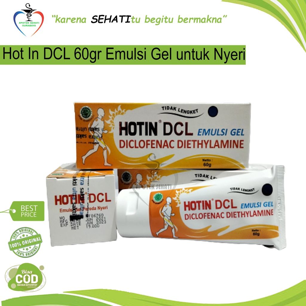 Jual Hot In DCL 60gr Hot In Cream Keseleo Nyeri | Shopee Indonesia