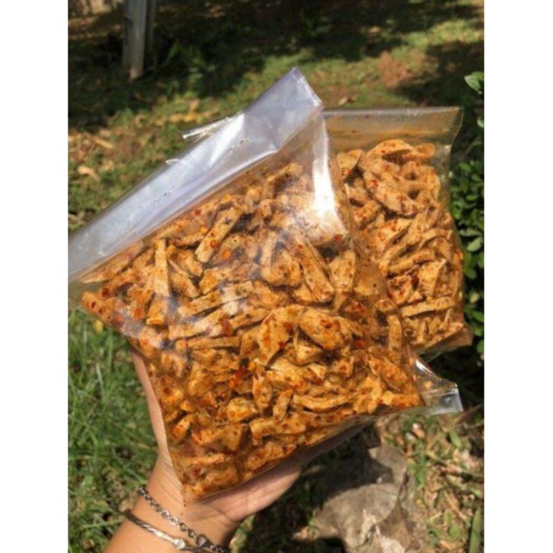 Jual [COD]STIK BASRENG PEDAS DAUN JERUK 250GRAM ||BASRENG PEDAS GURIH ...