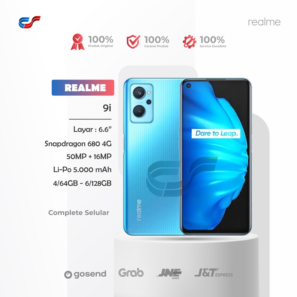 Jual Realme 9i 6/128GB - Qualcomm SM6225 Snapdragon 680 4G - 5000mAH ...