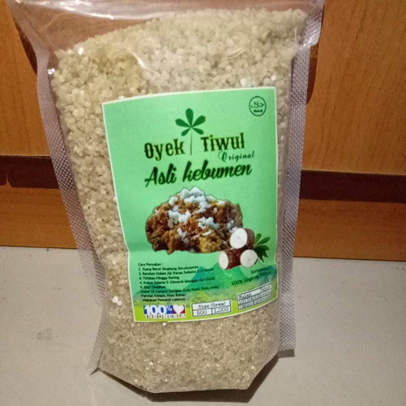Jual beras singkong tiwul oyek super asli kebumen 500 gram | Shopee ...