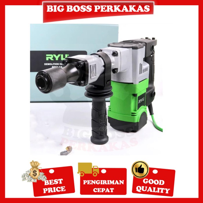 Jual Tekiro RYU Jack Hammer Mesin Bor Bobok RDH 15 DEMOLITION HAMMER ...