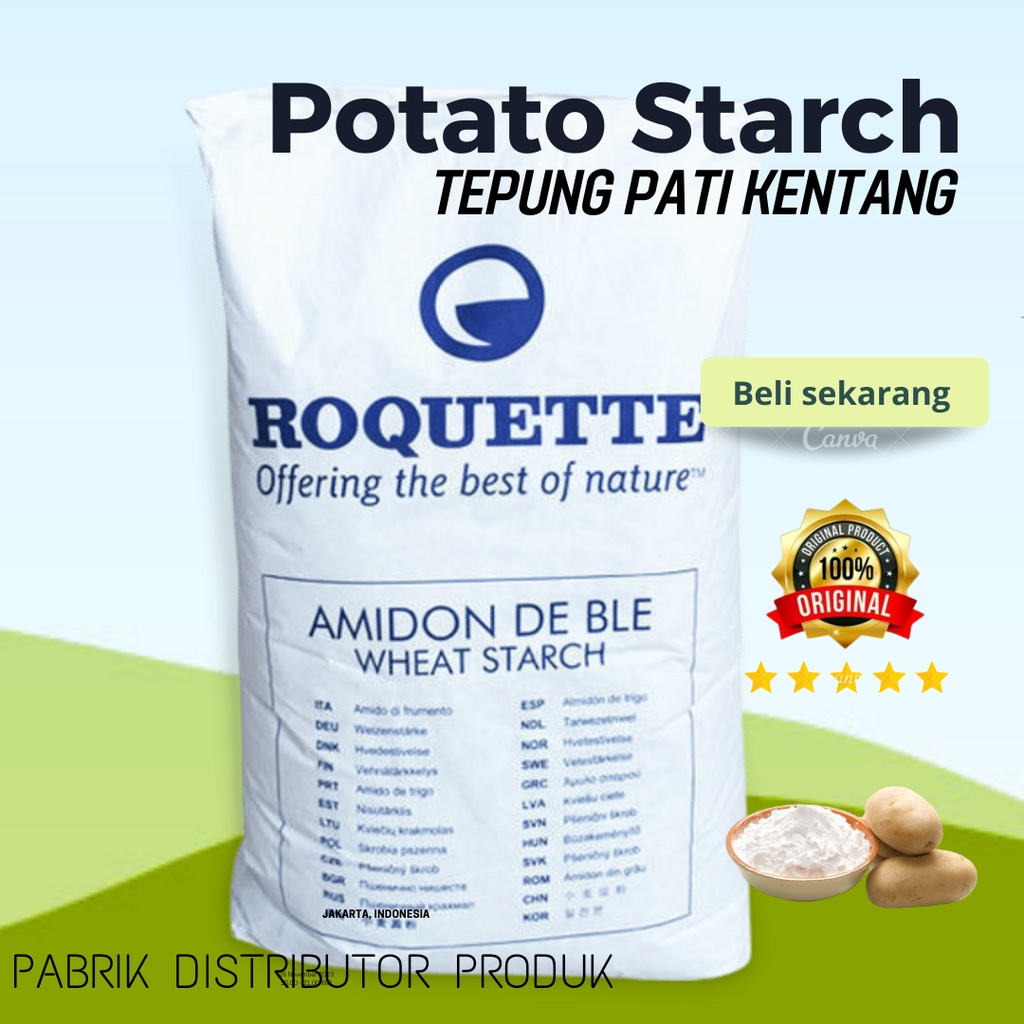 Jual PROMO! Tepung Kentang / Potato Starch / Tepung Pati Kentang impor ...