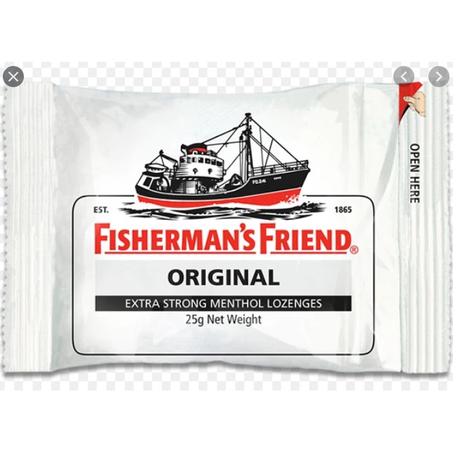 Jual Permen Fisherman's Friend Original extra strong 25 gr ( Putih ...