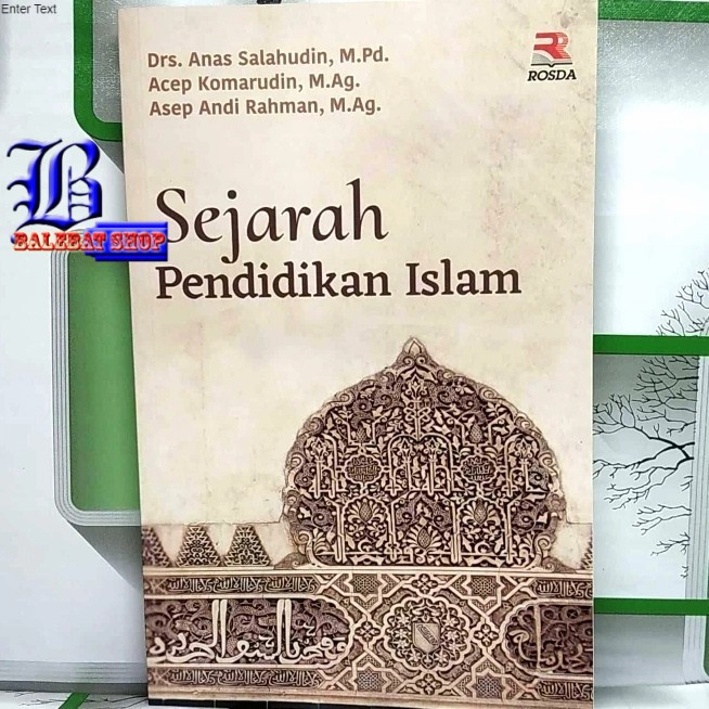 Jual Buku Sejarah Pendidikan Islam Acep Komarudin M.Ag. ROSDA ORIGINAL | Shopee Indonesia