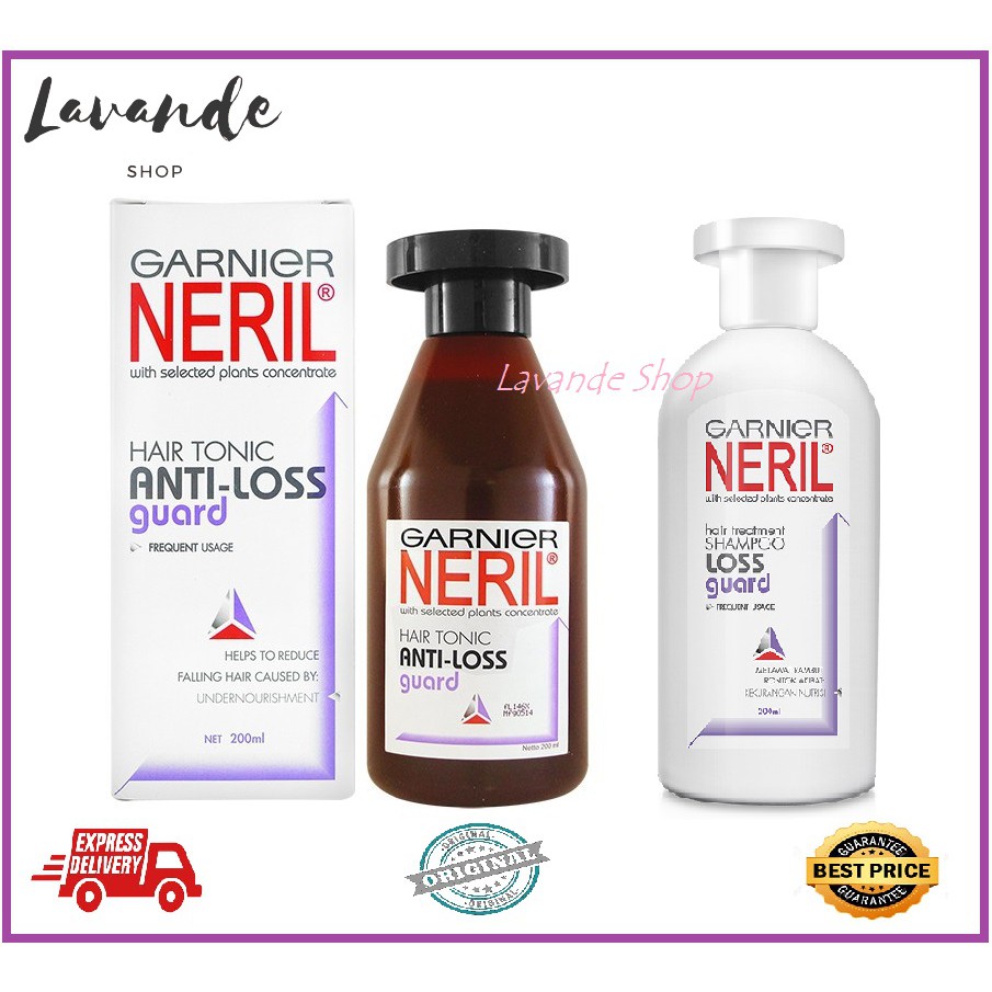 Jual NERIL VARIANT 200 ML (HAIR TONIC LOSS GUARD & HAIR SHAMPOO LOSS ...