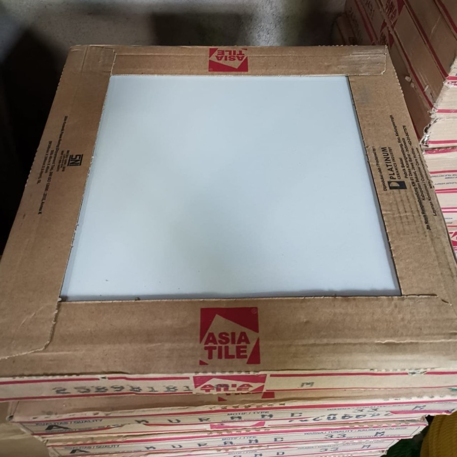 Jual keramik asia tile murano 40 x 40 putih keramik putih | Shopee ...