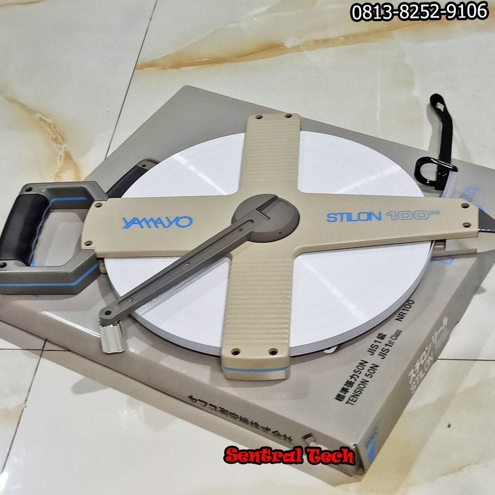 Jual MEASURE TAPE YAMAYO STILON 100 M / METERAN TANCAP GULUNG YAMAYO ...